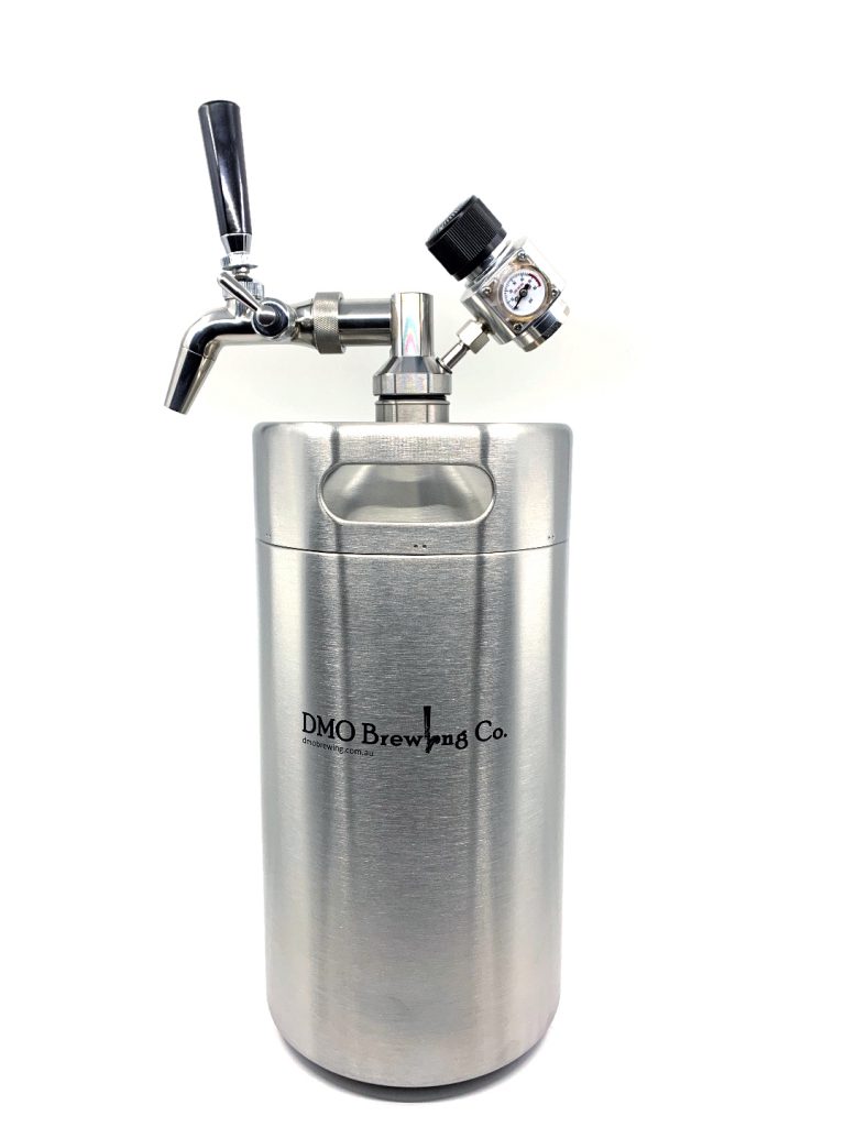 5L Insulated Mini Keg with Ball Lock Spear, 304 SS Disconnects, Mini ...